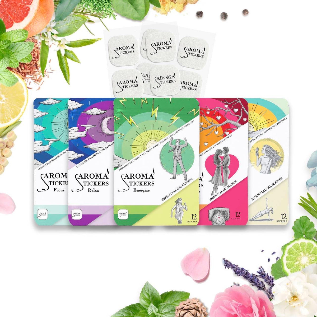 All In One - Blends Collection (5 Pack) — Aroma Stickers